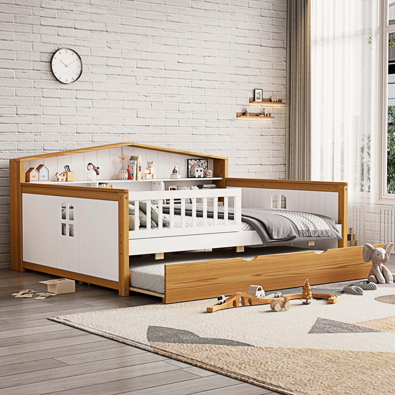 Girls bookcase bed store